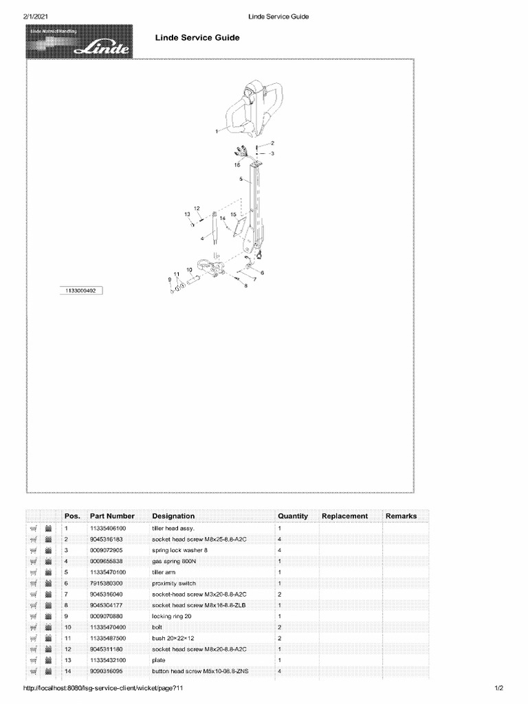 MT12 3574527264861-Linde Service Guide | PDF