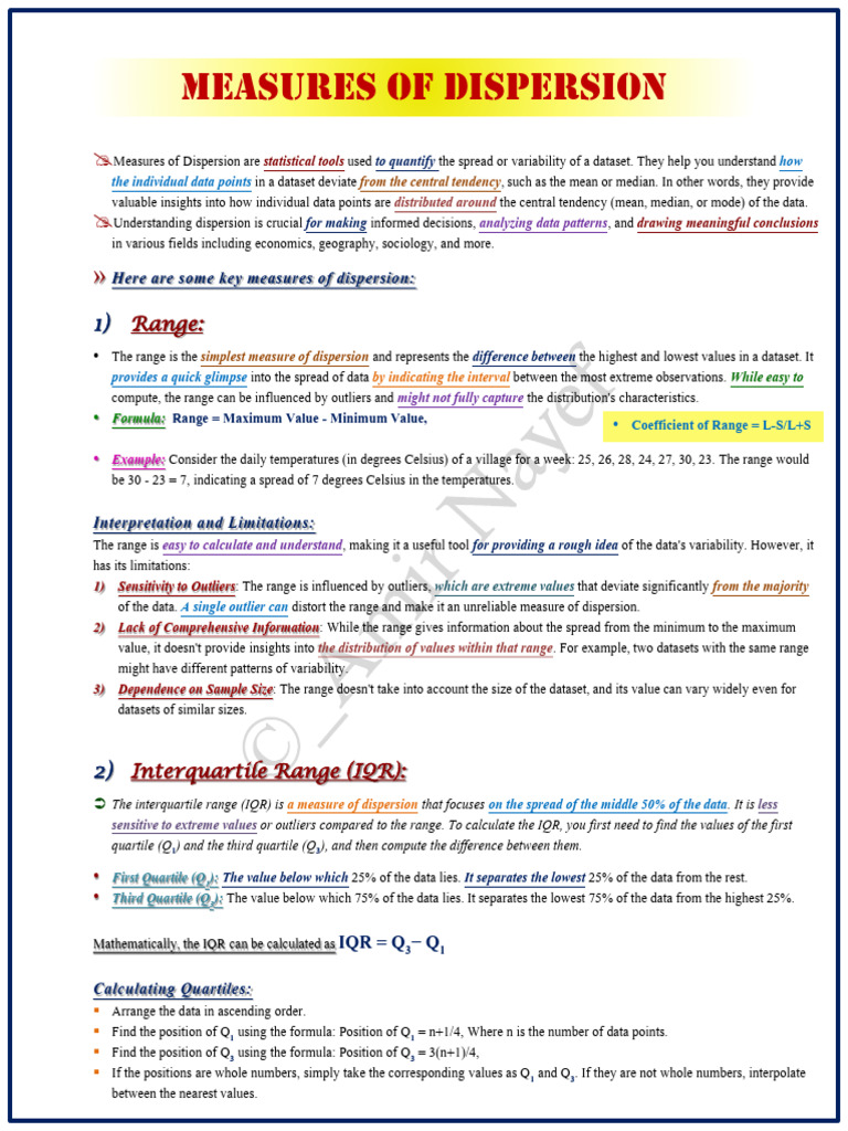 Meas T | PDF | Standard Deviation | Quartile