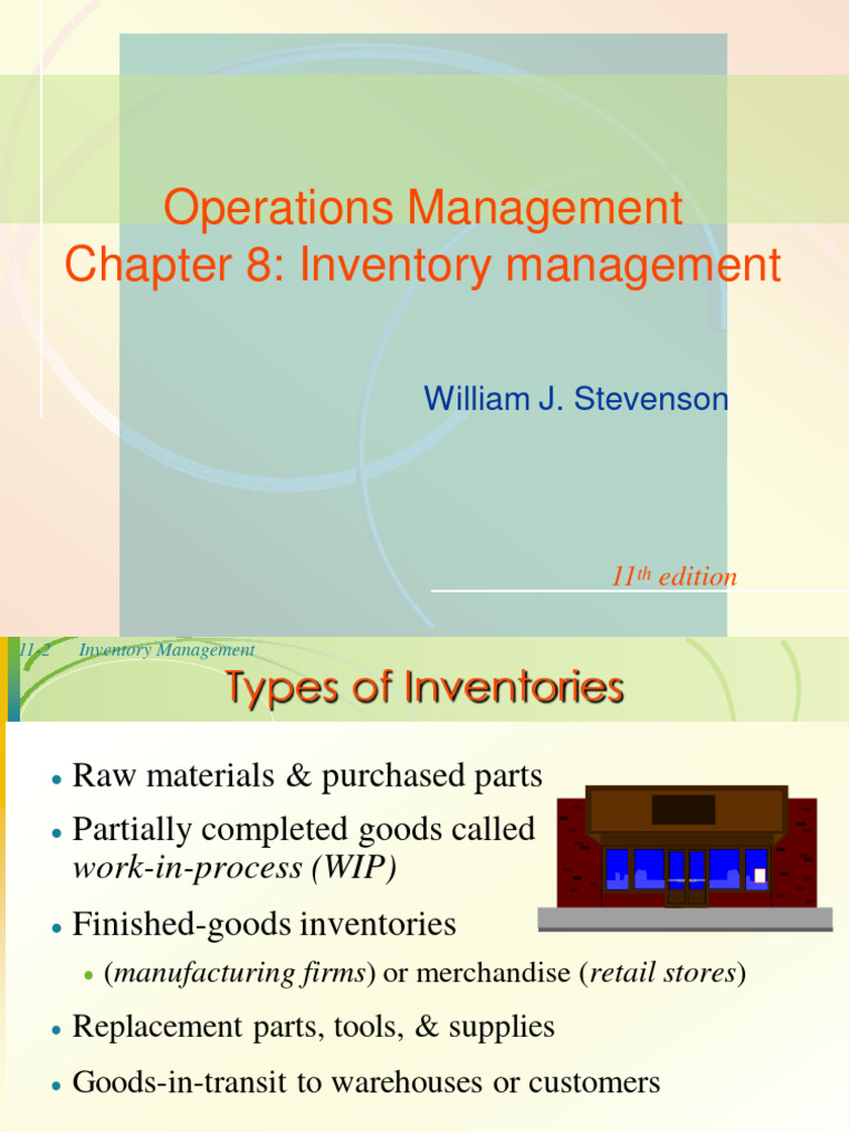 CHAPTER - 8 Inventory Mangement | PDF | Inventory | Demand