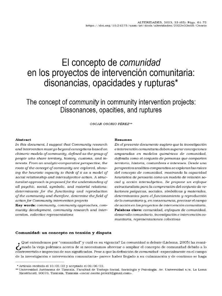 Lectura Comunidad 2 | PDF