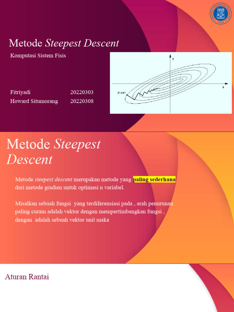 Metode Steepest Descent | PDF