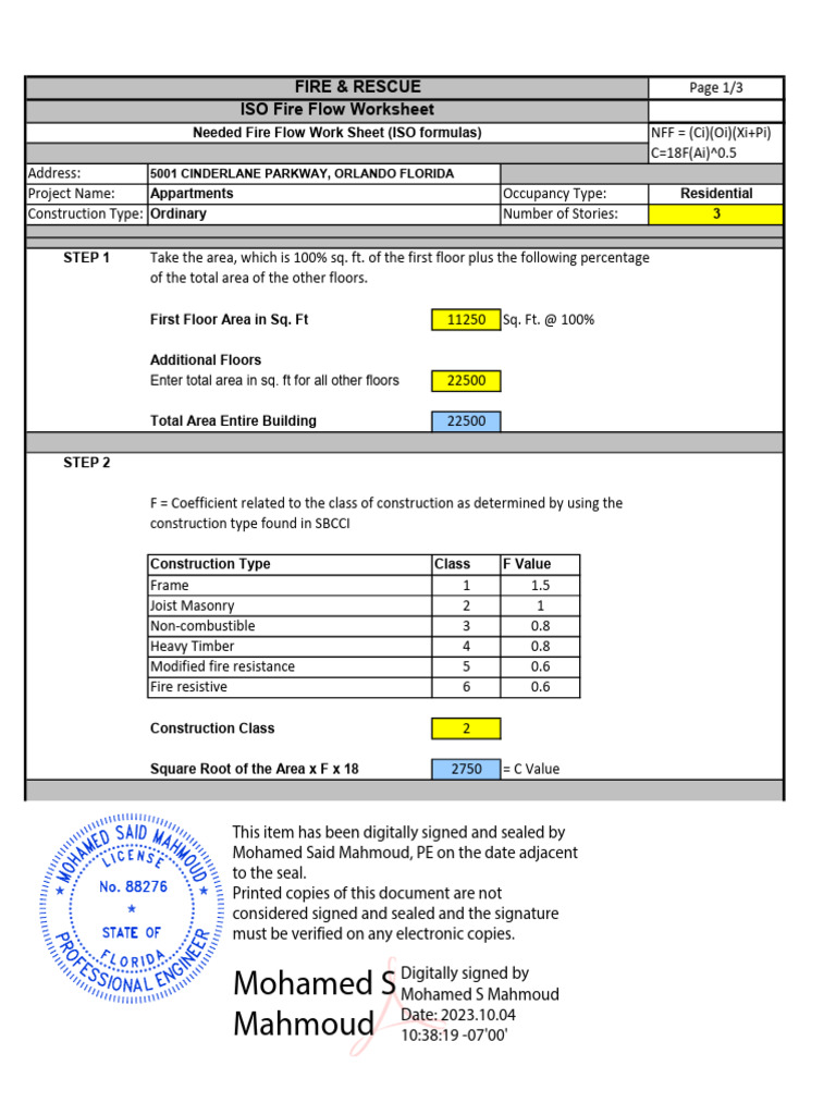 Appartments Flow Calculation | PDF | Secondary Sector Of The Economy ...