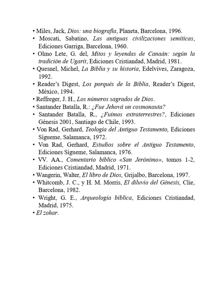 Las Guerras de Yavé (Biblioteca J. J-9 | PDF | David | Mito de la ...