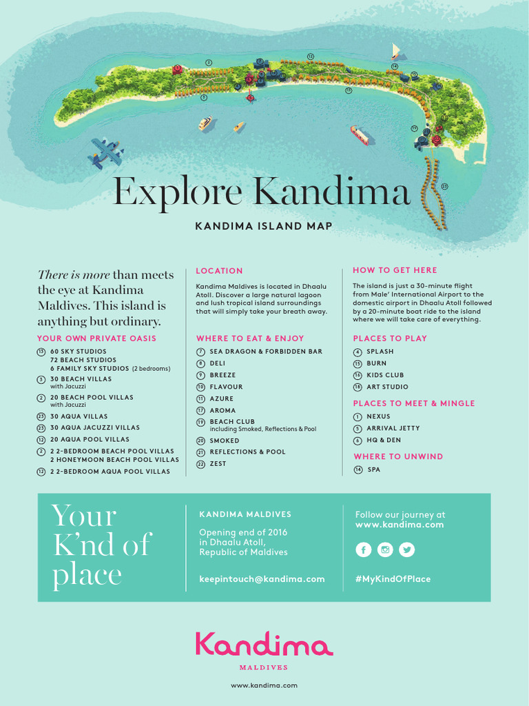 Kandima Maldives Location and Map Guide | PDF | Coastal And Oceanic ...