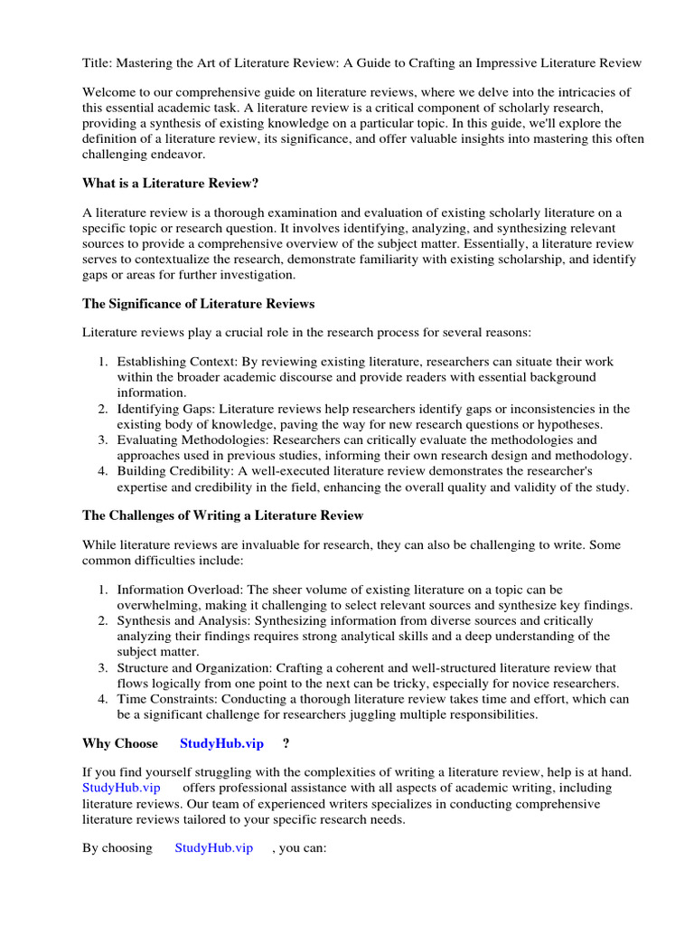 Literature Review Definition PDF | Download Free PDF | Literature ... Literature Review Definition PDF | Download Free PDF | Literature ...