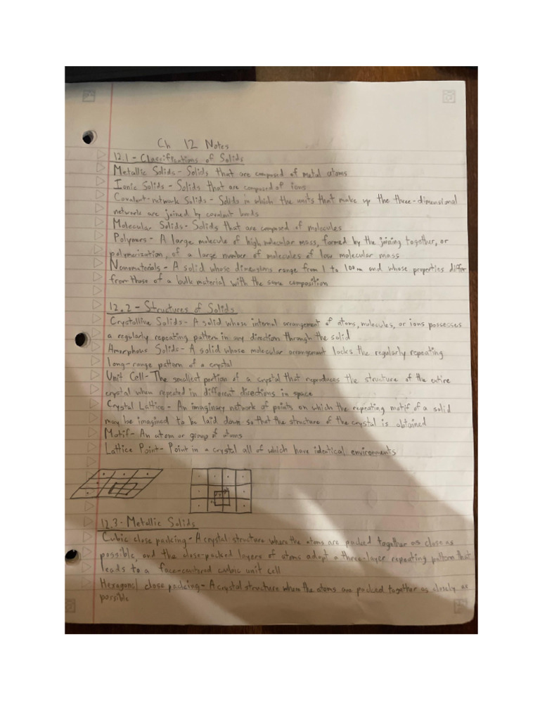 CH 12 Notes | PDF
