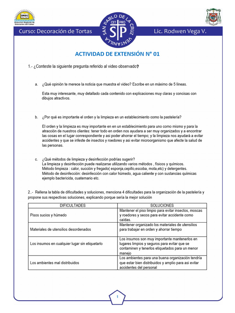 TAREA N° 01 BEATRIZ ROJAS | PDF | Detergente | Agua