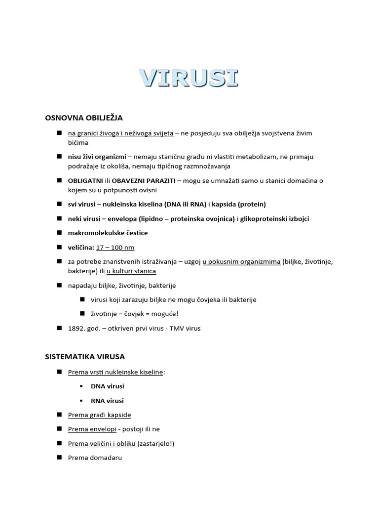 Virusi 3 | PDF
