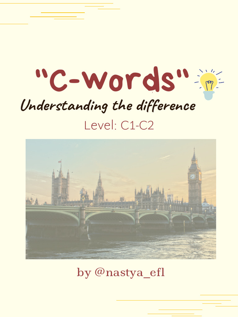 C Words | PDF