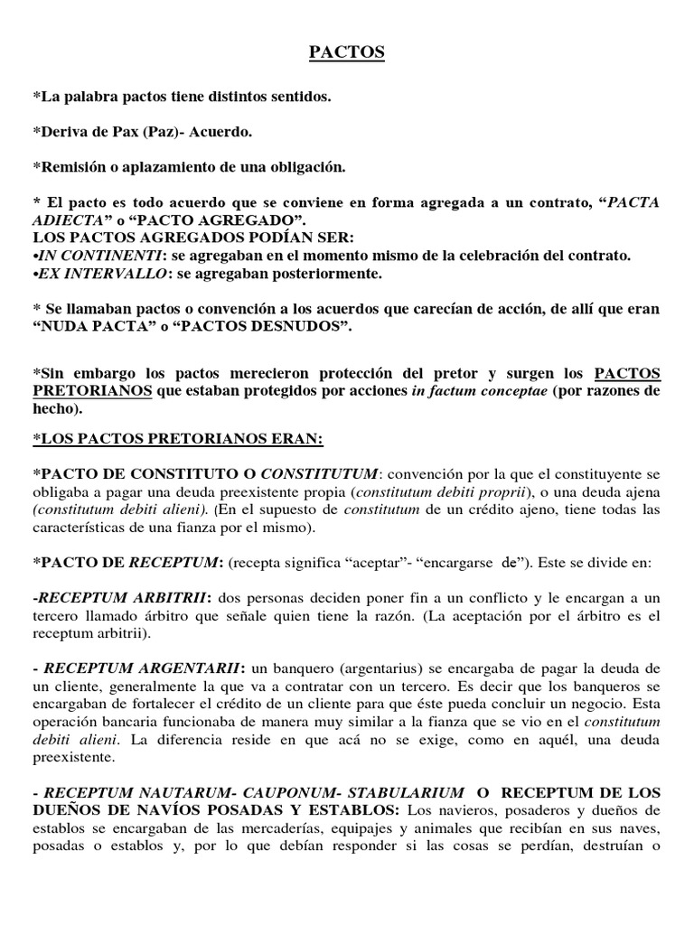 Guia Estudio Pactos | PDF | Donación