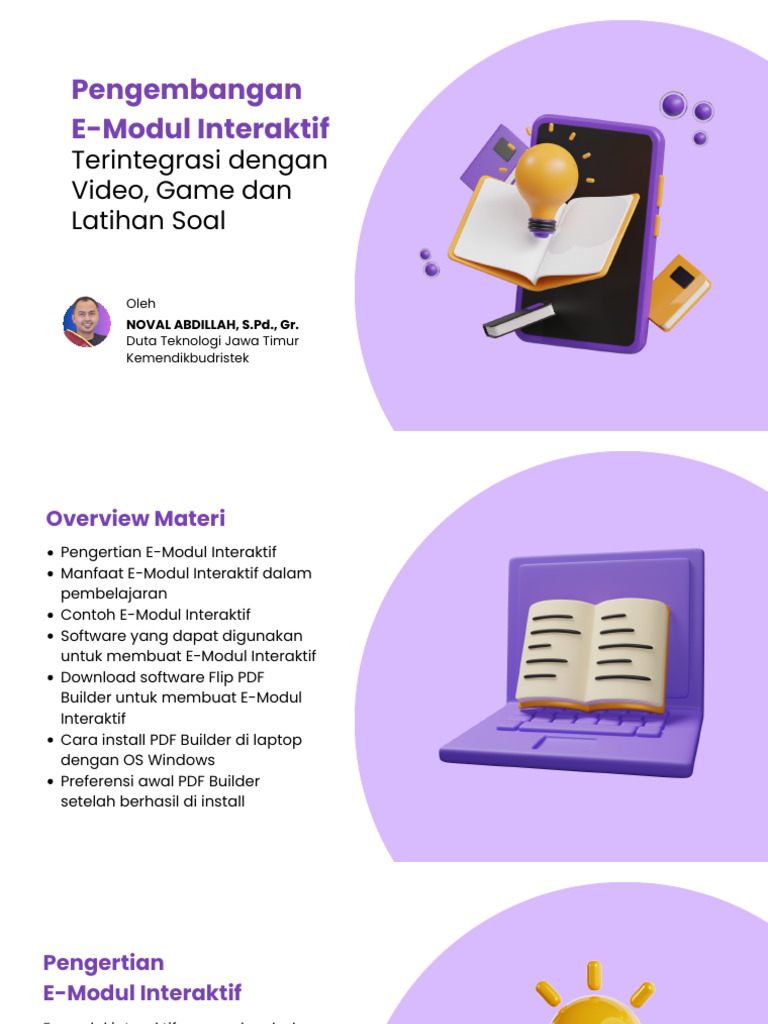 E-Modul Interaktif #1 | PDF