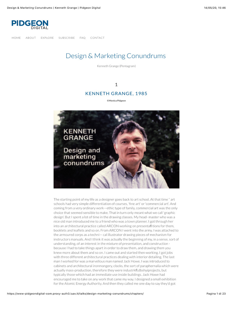 Design Insights by Kenneth Grange | PDF | Razor | Washing Machine