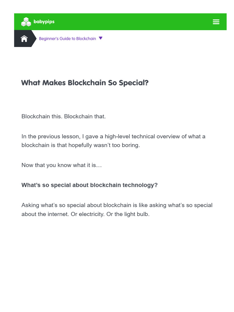 Cryptolearnwhat Makes Blockchain Special | Download Free PDF | Databases | Computer Network