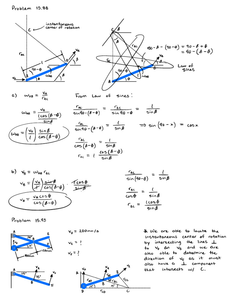 Dynamics Assignment #6 | PDF | Angle | Mathematical Analysis