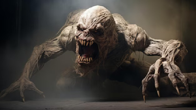 Scary Monsters Vray Tracing Depiction Supernatural Creatures Death ...