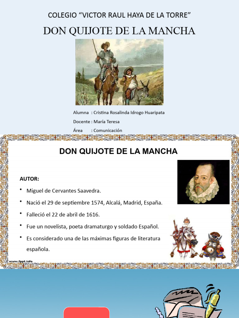 Análisis de Don Quijote de la Mancha | PDF