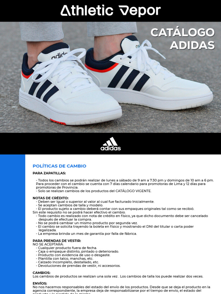 Ad Catálogo Adidas Febrero 2024 | PDF