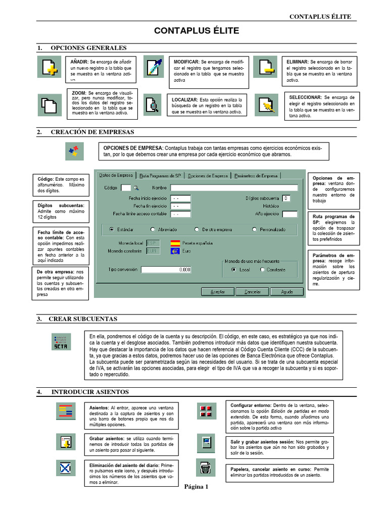 Apuntes Contaplus | PDF | Contabilidad