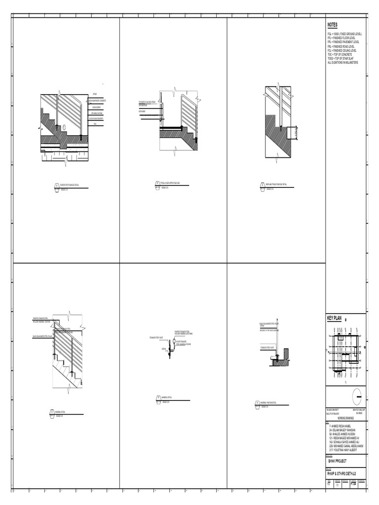 RAMP & STAIRS DETAILS-Model - pdf3 | PDF | Stairs | Building Materials