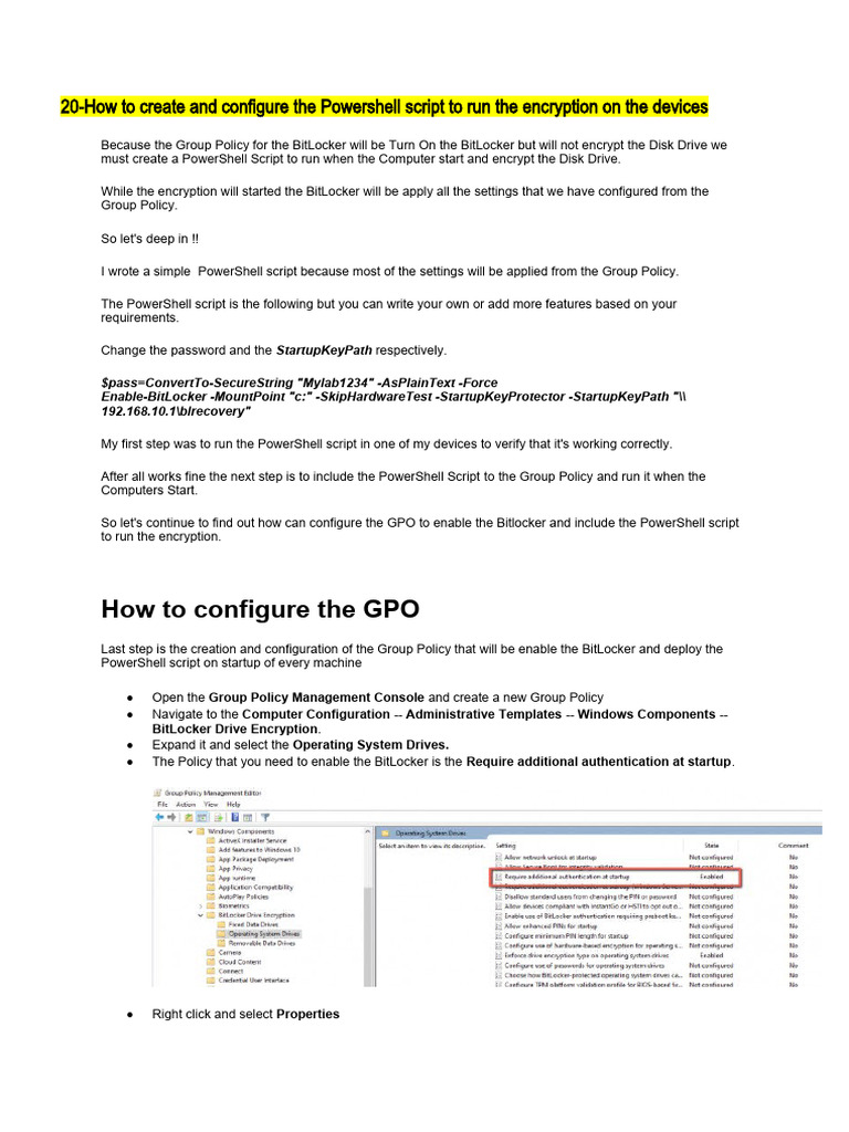 20-How To Create and Configure The Powershell Script To Run The ...