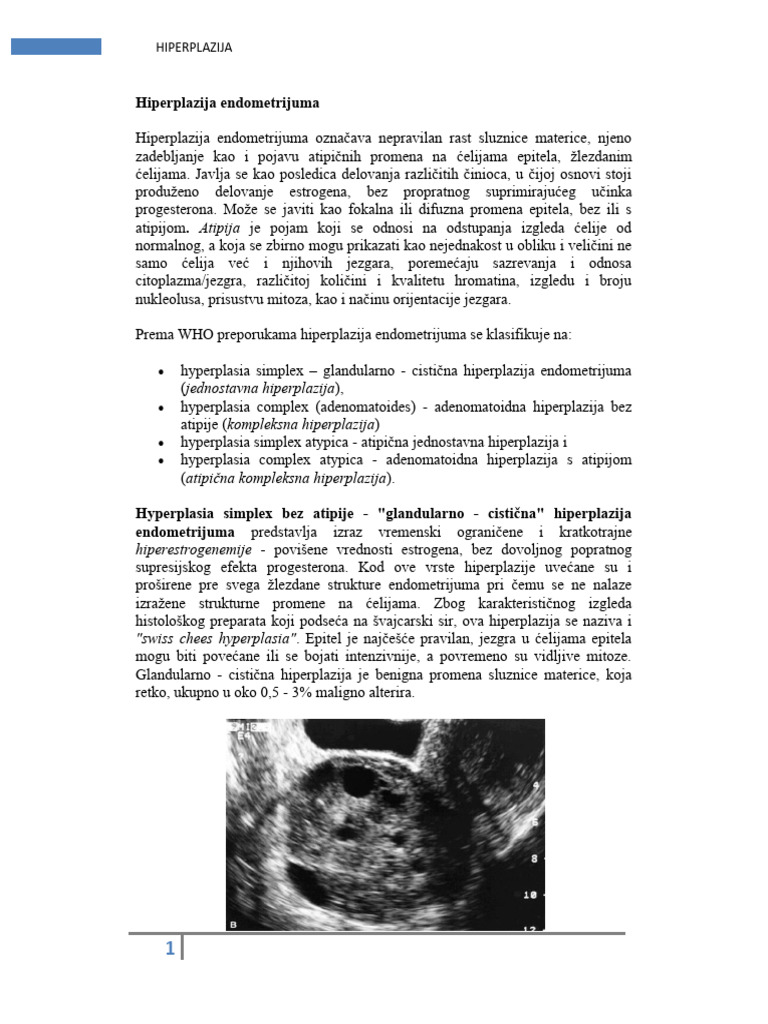 Hiperplazija | PDF