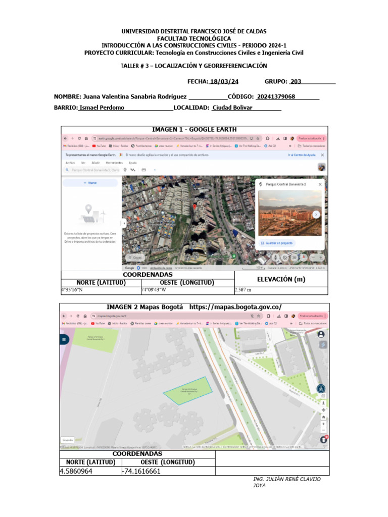 Taller No. 3 INCC 2024-1 Juana S | PDF | Ingeniería