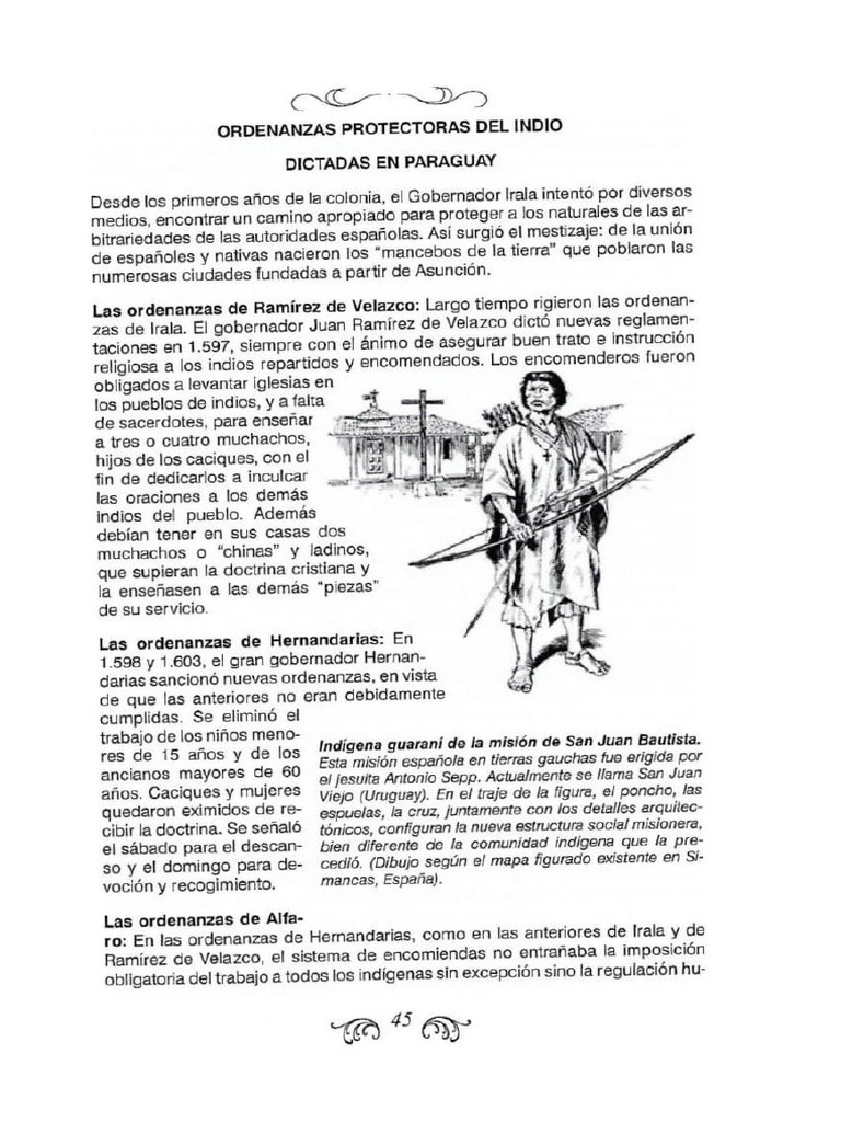 Legislación Indiana - Síntesis de Historia Del Paraguay y Alto Paraná | PDF
