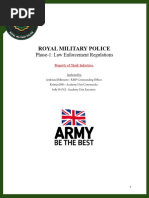 RMP - Tryout HandbookddAsdsdasdadsa | PDF | Military Police | Military