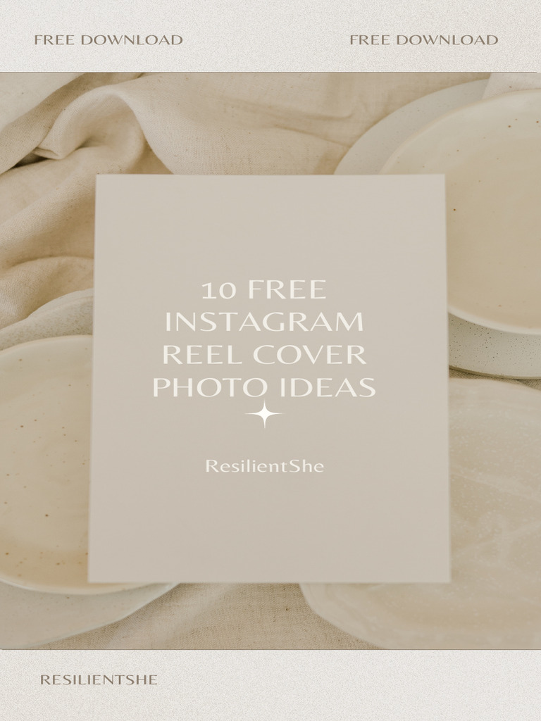10 Free Instagram Reel Cover Ideas | PDF
