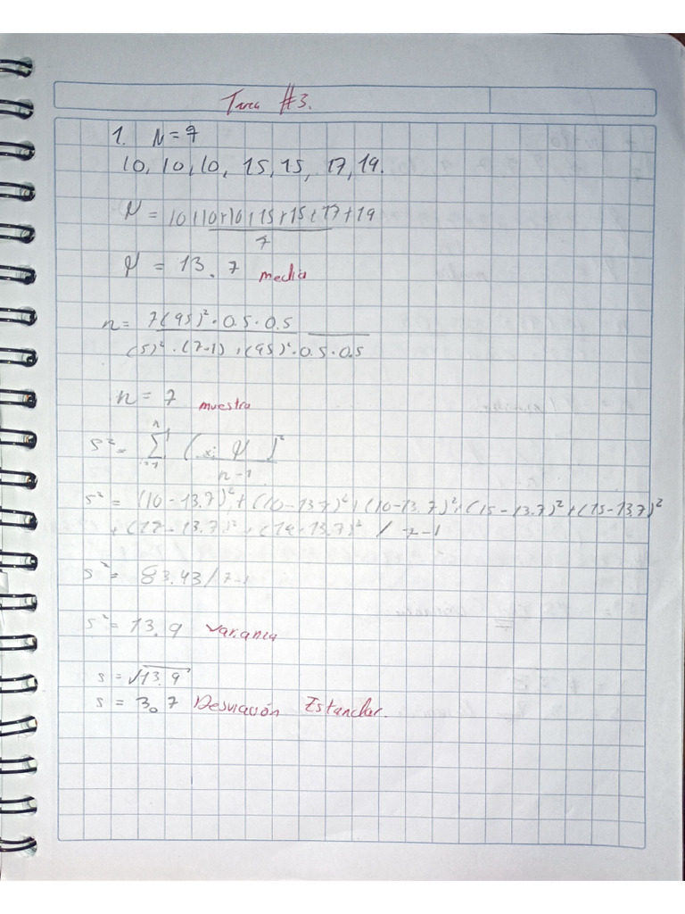 Estadística Act.3 | PDF