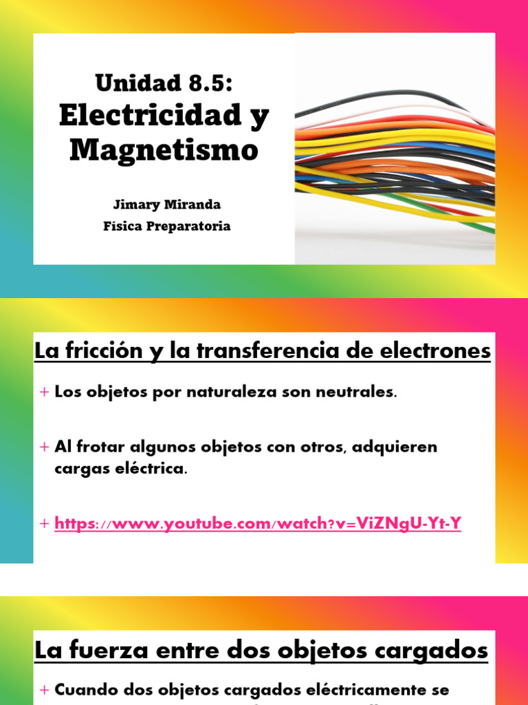 Electricidad y Magnetismo | PDF | Red eléctrica | Corriente eléctrica