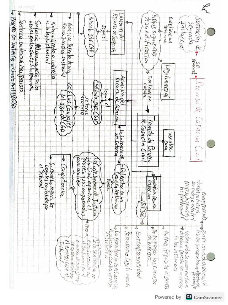 Mapa Conceptual Casacion Civil | PDF