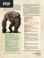 D&D 5e Zombies | PDF | Gary Gygax Games | Dungeons & Dragons