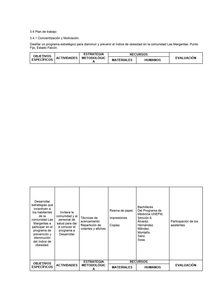 Primer Cuadro 1er Obj | PDF