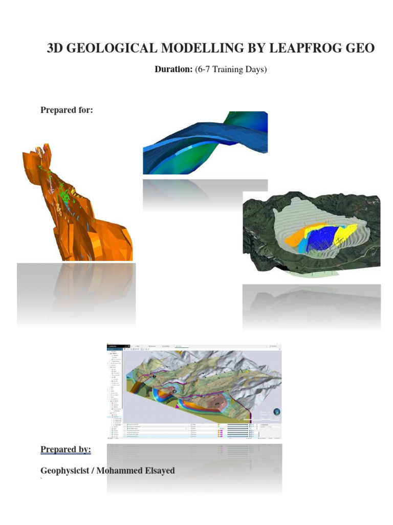 3D Modelling by Leapfrog Geo | PDF | Geology | Geographic Information ...