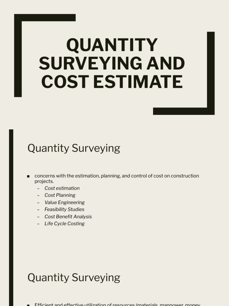 Cost Estimate | PDF | Masonry | Concrete