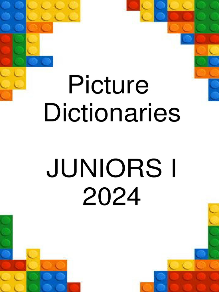Picture Dictionary for Juniors 2024 | PDF | Bedroom | Bathroom