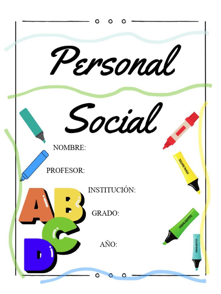 caratula-para-personal-social-primaria-1 | PDF caratula-para-personal-social-primaria-1 | PDF