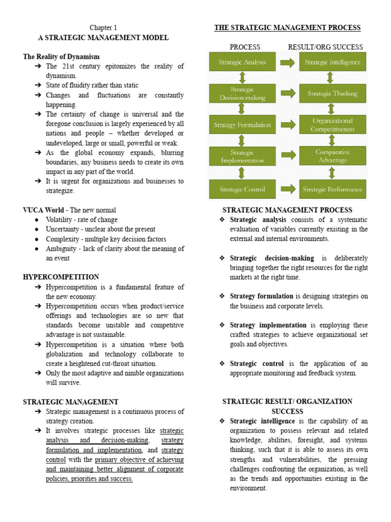 Chapter 1 Strata | PDF | Strategic Management | Goal