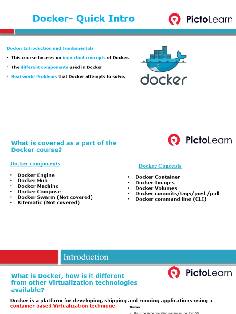Docker Quick Introduction | PDF | Virtual Machine | Operating System