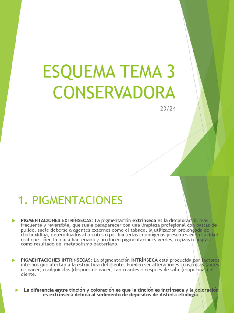 Esquema Tema 3 Conservadora | PDF | Matiz | Color