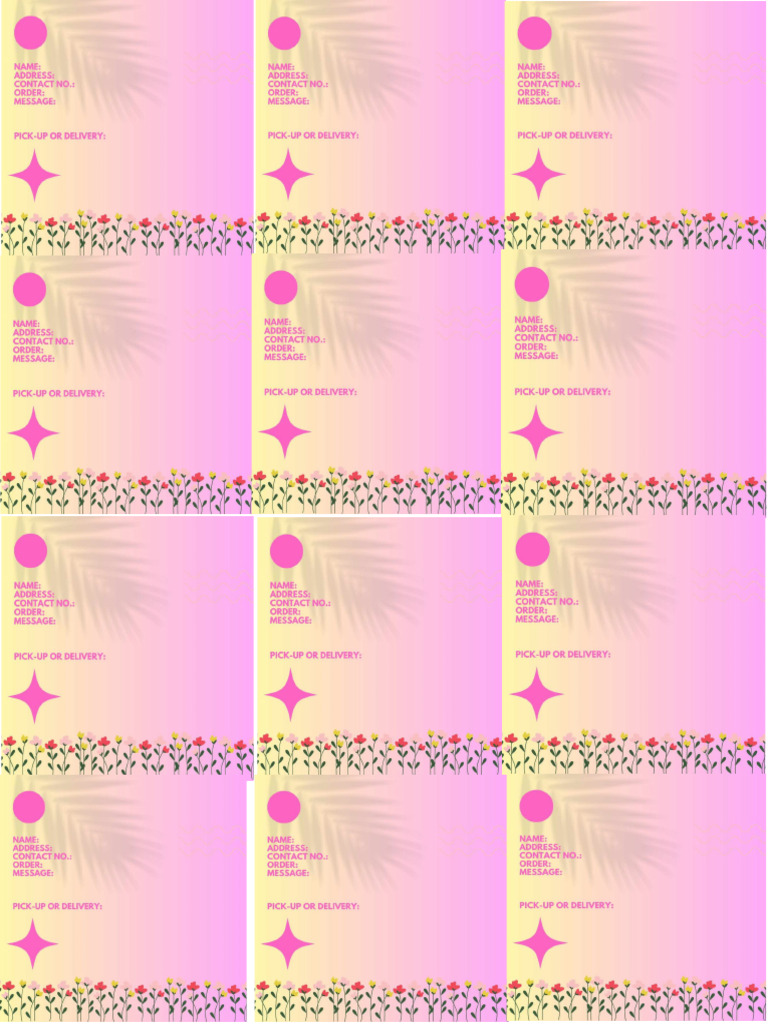 Online Orders Slip | PDF