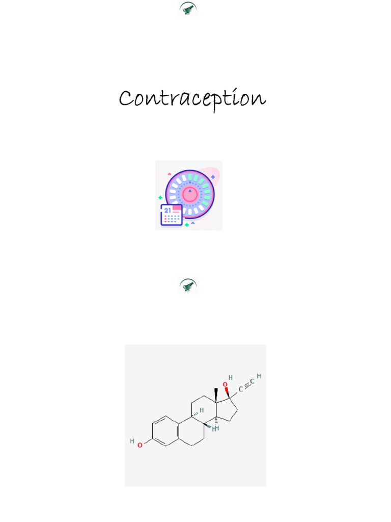 Contraception | PDF | Combined Oral Contraceptive Pill | Birth Control