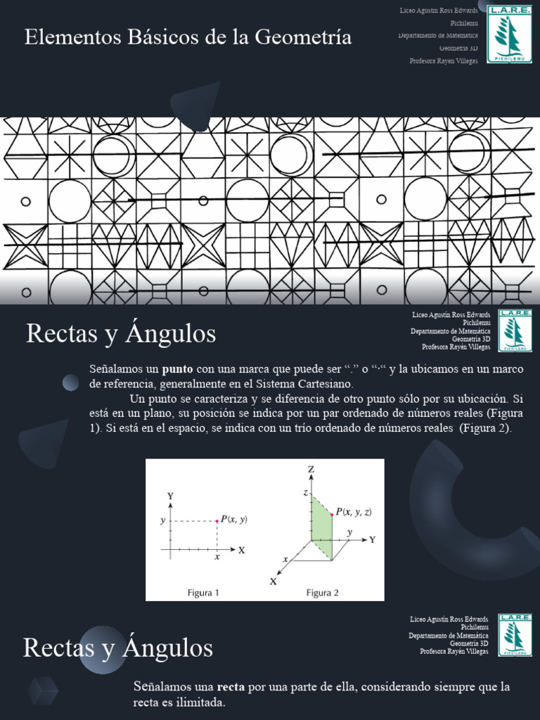 Introducción a la Geometría 3D | PDF | Línea (geometría) | Ángulo