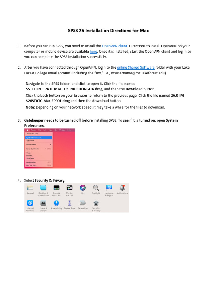 How To Install SPSS - Mac - Patched | Download Free PDF | Spss ...