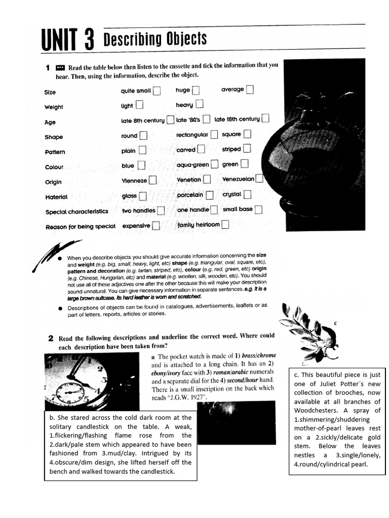 Describing Objects | PDF
