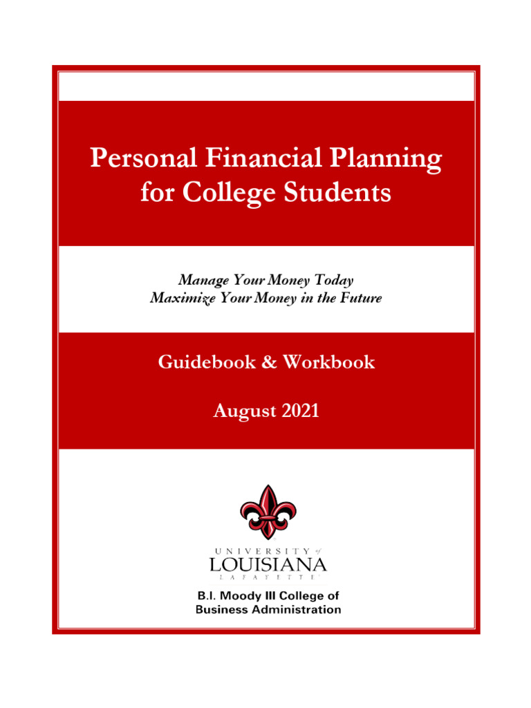 Personal Financial Planning COLLEGE 2021 August | PDF | Debt | Student Loan