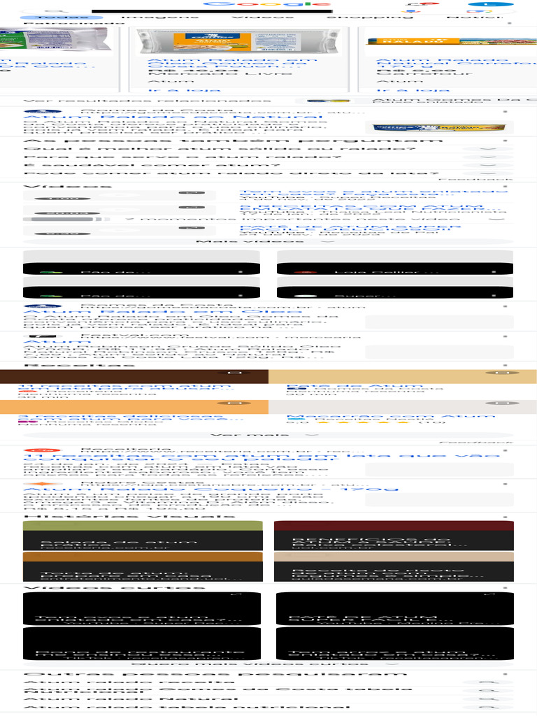 Atum Ralado - Pesquisa Google | PDF