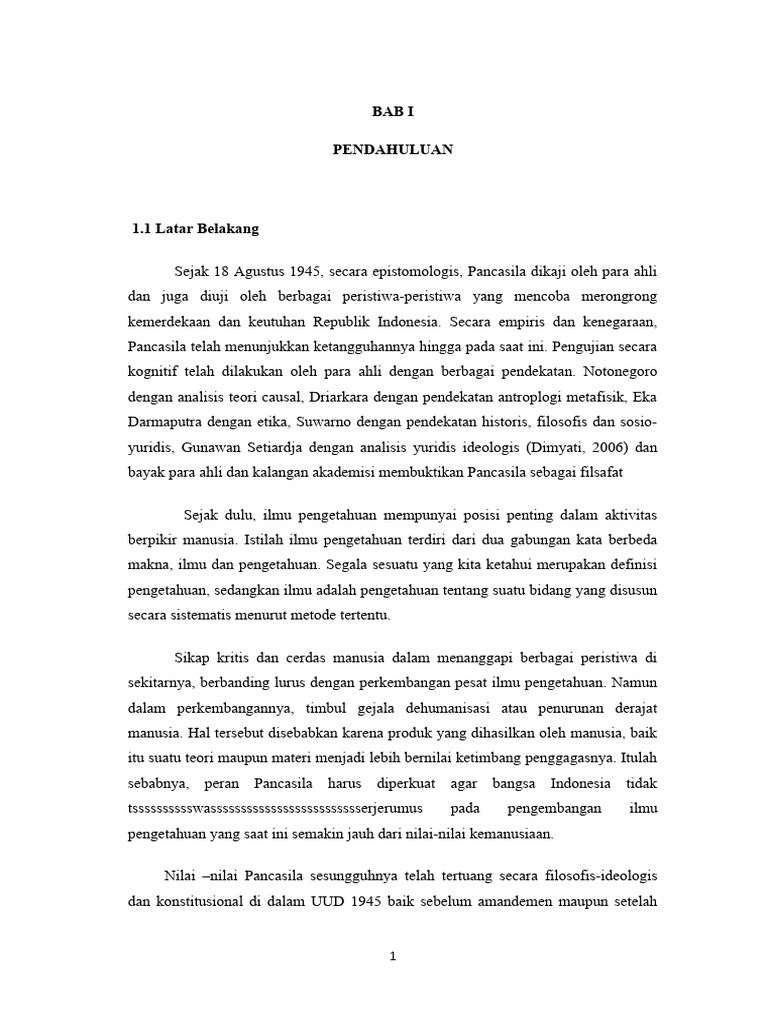 Makalah Pancasila Bab7 | PDF