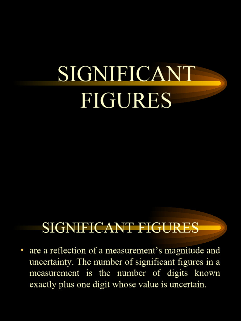 Lesson 2 Significant Figures | PDF | Significant Figures | Applied ...